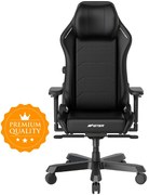Herní židle DXRacer MASTER - černá kůže z mikrovlákna