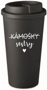 KÁMOŠKY SESTRY - černý termohrnek 475 ml