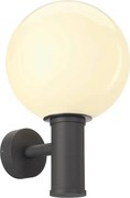 LA 1002002 GLOO PURE WL, venkovní nástěnné nástavbové svítidlo, E27, antracit, IP44 - BIG WHITE (SLV)