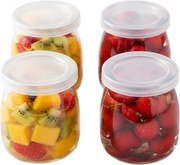 Orion 4 sklenice na jogurt / dezert s víčkem 4ks x 200ml YOGO