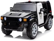 Eljet dětské elektrické auto policie ranger 4×4 černé, li-ion