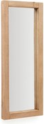 Nástěnné zrcadlo s dřevěným rámem 50x120 cm Maden – Kave Home