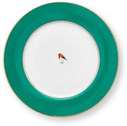 Pip Studio Love Birds talíř Ø21cm, zelený (snídaňový talíř)