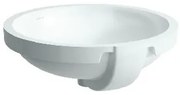 Laufen Pro - Umyvadlo, 42x42 cm, bez otvoru pro baterii, s LCC, bílá H8189624001091