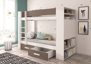ADRK Furniture Dvoupodlažní postel pro dvě osoby GARET 200x90
