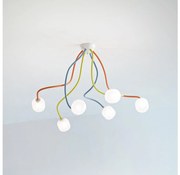 Ideal Lux - LED Flexibilní přisazený lustr OCTOPUS 6xG9/3W/230V pestrobarevná