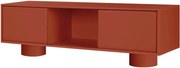 TV stolek v terakotové barvě 160x48x42 cm Taro – noo.ma