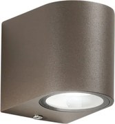 FAN I-ONE-AP1 BRO Venkovní nástěnné svítidlo ONE, korten, 1 x GU10, IP54, 9,3 x 8 x 6,7 cm - FANEUROPE