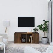 TV skříňka hnědý dub 100 x 35 x 40 cm kompozitní dřevo