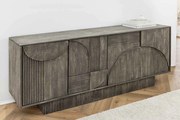 Designová komoda Movement 170 cm šedé dymové mango