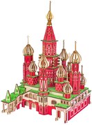 Woodcraft Dřevěné 3D puzzle Chrám Vasila Blaženého barevný