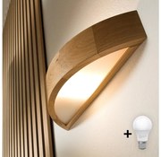 Brilagi - LED Nástěnné svítidlo CARVALHO 1xE27/60W/230V dub 8590828606710