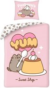 Bavlněné ložní povlečení Pusheen - motiv Sweet Shop - 100% bavlna - 70 x 90 cm + 140 x 200 cm