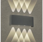 Brilagi - LED Venkovní nástěnné svítidlo FLAREBOX LED/8W/230V antracit IP65