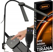 BERGE LED stolní lampa TIRANA 14W