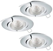 Eglo 78708 - SADA 3x LED Podhledové svítidlo TEDO 1xGU10/5W/230V
