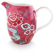 Pip Studio Flower Festival džbán 950ml, růžový (Porcelánový džbán Flower Festival)