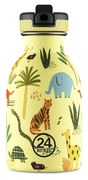 Nerezová dětská láhev Jungle Friends 250ml 24 Bottles