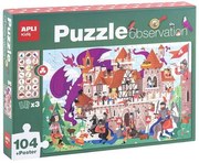 Apli postřehové puzzle hrad