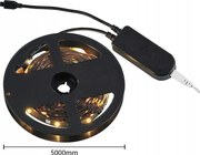 Páska 15W Led 3000K S Dálkovým Ovládáním Trio Rl Racer R65555102 Černá