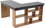 Rohový pracovní stůl v dekoru borovice 120x130 cm Vesper – Kalune Design