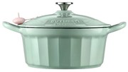 Buydeem enameled cast iron dutch oven cp551-cg 3,9l, model cp551, color cozy greenish
