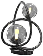 Wofi 8014-205 - LED Stolní lampa NANCY 2xG9/3,5W/230V černá/chrom