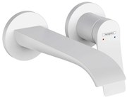Hansgrohe Vivenis - Umyvadlová baterie pod omítku, 2-otvorová instalace, EcoSmart, matná bílá 75050700