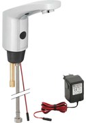 Geberit Public - Elektronická umyvadlová baterie, bez směšovače, napájení ze sítě, pochromovaná lesklá 116.135.21.1