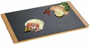 Kesper 38131 Servírovací tác břidlice/bambus, 45 x 30 x 1,5 cm