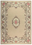 Béžový vlněný koberec Flair Rugs Aubusson, 120 x 180 cm