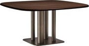 Jídelní stůl v dekoru ořechu 150x150 cm Melvar – Kave Home