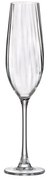 BOHEMIA COLUMBA OPTIC SKLENICE NA ŠAMPAŇSKÉ 260ML SADA 6KS
