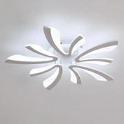 Lampa Sufitowa Zyrandol Led Biały Nowoczesne 50W 6500K