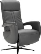 XXXLutz RELAXAČNÍ KŘESLO, kůže, antracitová Dieter Knoll - Relaxační křesla - 002507019004