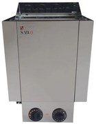 Sawo sunová kamna elektrická Nordex mini 3,6KW NB, Steel