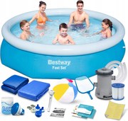 Bazén 305 x 66 cm 15v1 Bestway 57458 Set