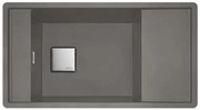 Franke Fresno - Fragranitový dřez FSG 611-88, 88x50 cm, šedý kámen 114.0651.013