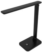 Stolní lampa Platinet 5 W, silná baterie + USB, černá