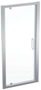 Geberit GEO - Sprchové dveře 90x190 cm, stříbrná/čiré sklo 560.125.00.2