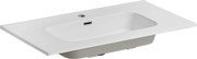 Comad Nábytkové keramické umyvadlo GO 90/DP-8095, 91x46 cm, bílá lesklá