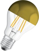 OSRAM LED žárovka CLA37 zrcadlová 4 W E27 2700 K teple bílá zlatá
