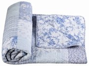 COZY PATCHWORK BLANKET LAVENDER
