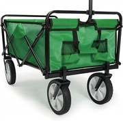 Plážový skládací vozík zelený