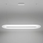 Stilnovo 8037 8037 Opti-line, závěsné svítidlo 47W LED 3000K stmívatelné DALI, bílá, délka 129cm
