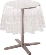 Voskovaný ubrus, transparentní O 180 cm