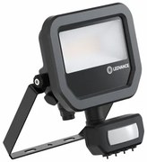 LED reflektor s pohybovým čidlem LEDVANCE FLOODLIGHT černý SENSOR 8W/6W 1200/850lm 4000K neutrální bílá IP65