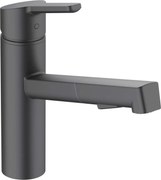 Kludi M3 - Dřezová baterie s výsuvnou sprškou, matná černá 585813975