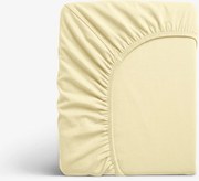 Goldea jersey elastické prostěradlo - banánové 90 x 200 cm
