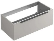 Kludi Icos - Umyvadlová skříňka, 100x50x35 cm, 1 zásuvka, matná písečně šedá 50S100O2